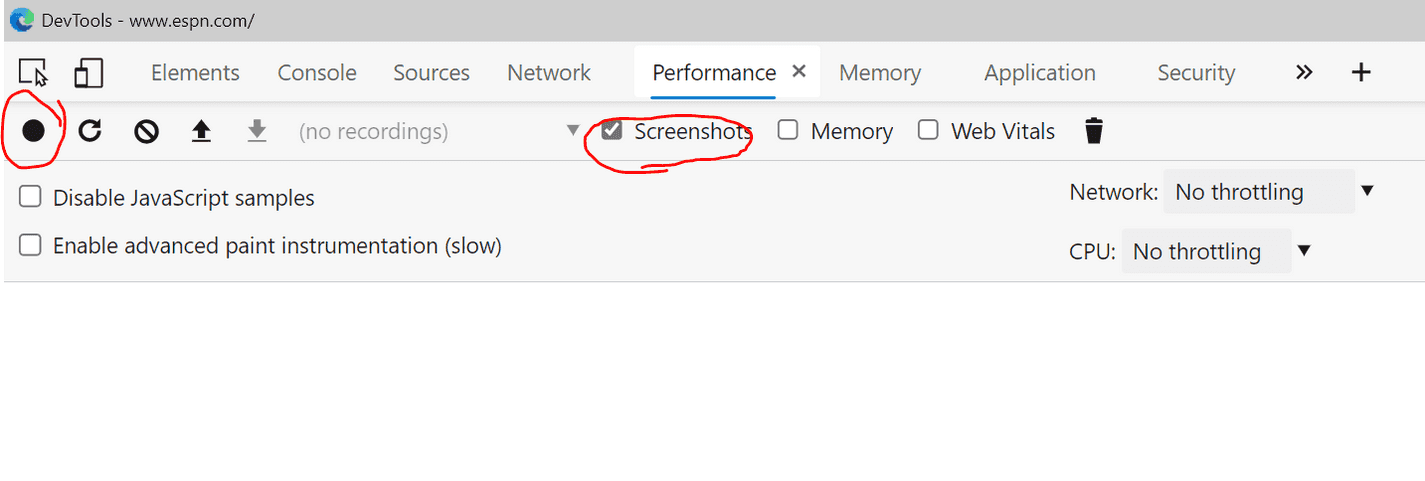 How to Collect a Web Performance Trace