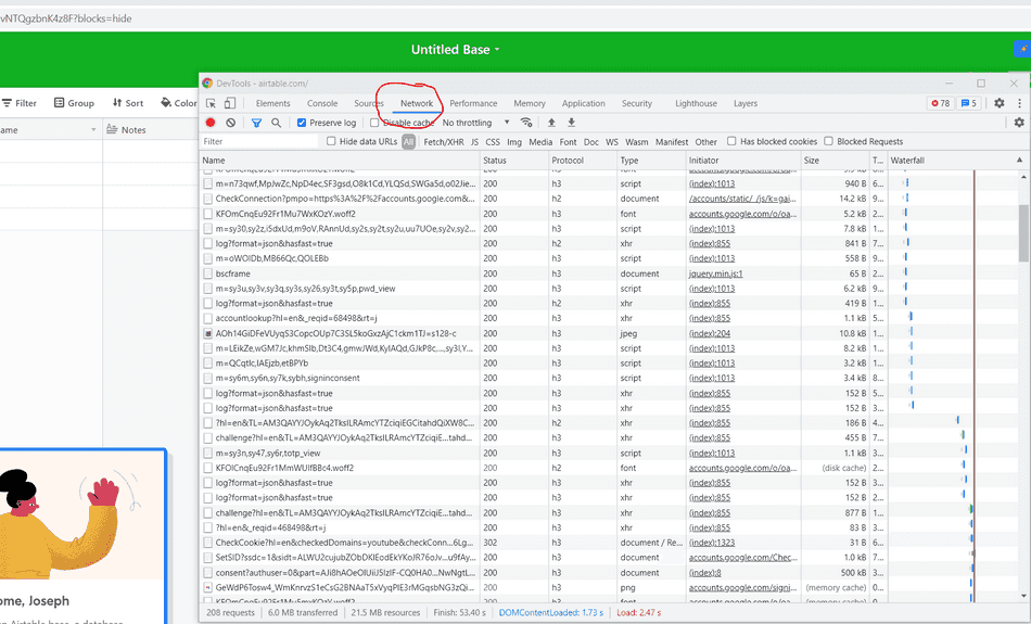 Using the Chromium Network Tab for Performance Insights