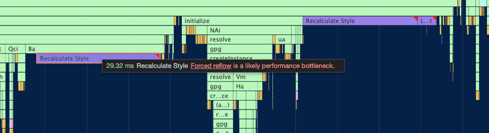 Layout Thrashing and Forced Reflows