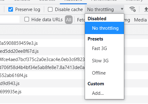Using the Chromium Network Tab for Performance Insights