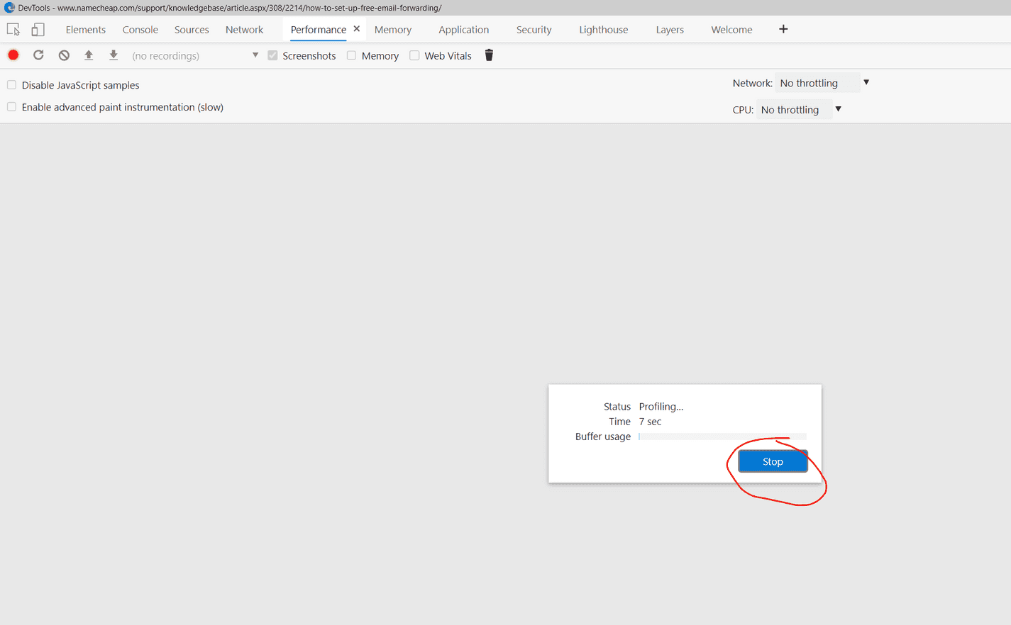 How to Collect a Web Performance Trace